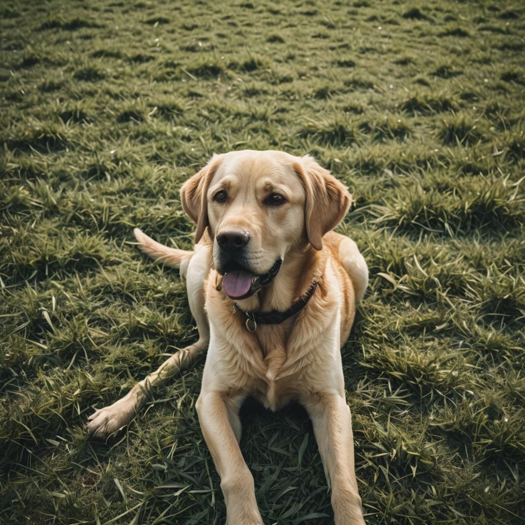 Golden Labrador dog (WTF) - AI Generated Artwork - NightCafe Creator