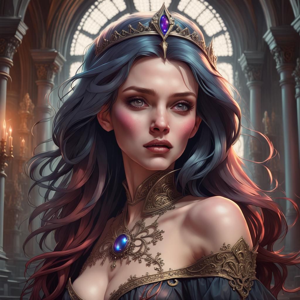 Vampire Princess v1 - AI Generated Artwork - NightCafe Creator