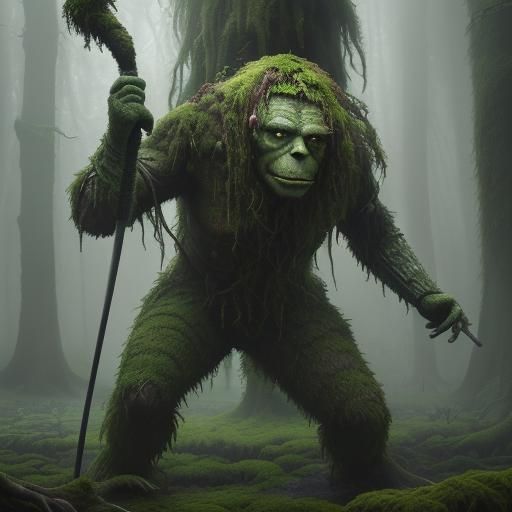 A Moss Troll - AI Generated Artwork - NightCafe Creator