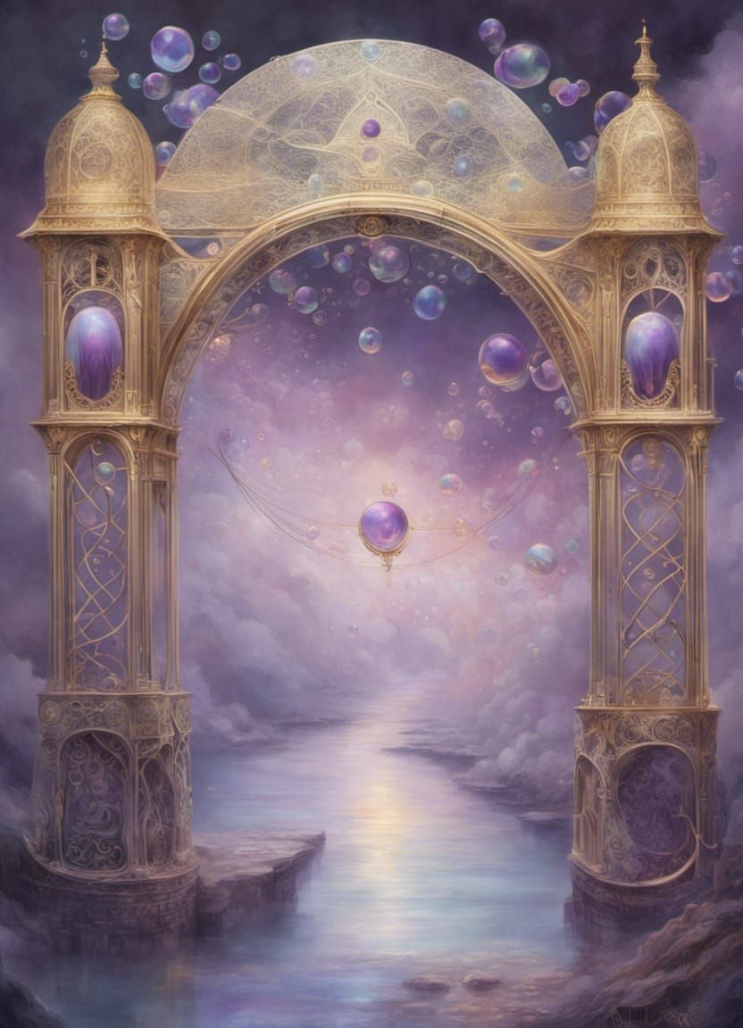 Ethereal bridge - AI Generated Artwork - NightCafe Creator