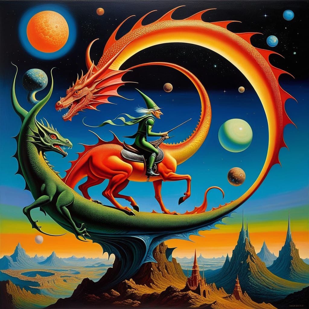 A Vision of Elves and Dragons - Elves and Dragons in Alien G...