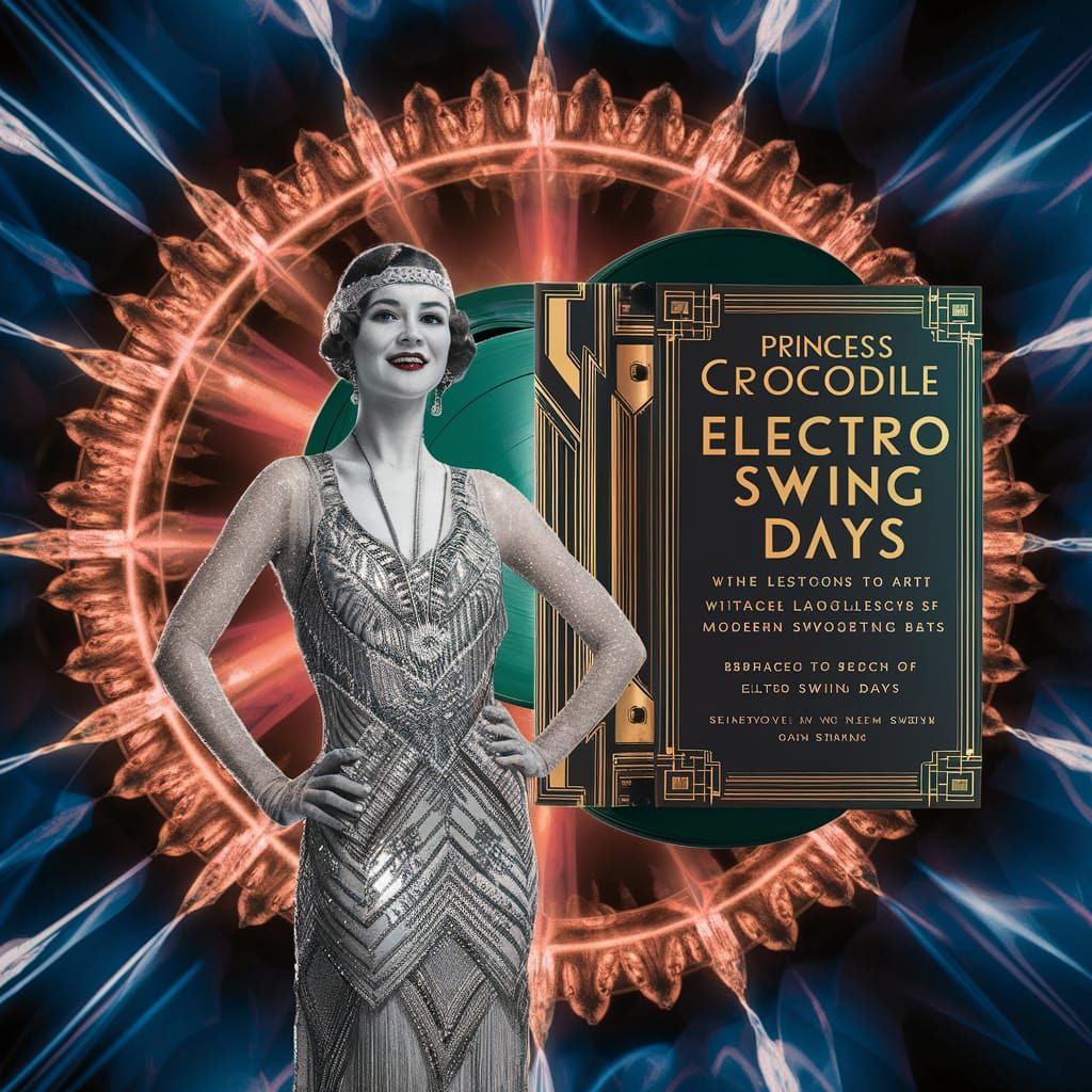 Made up album cover: Princess Crocodile - Electro Swing Days - AI ...