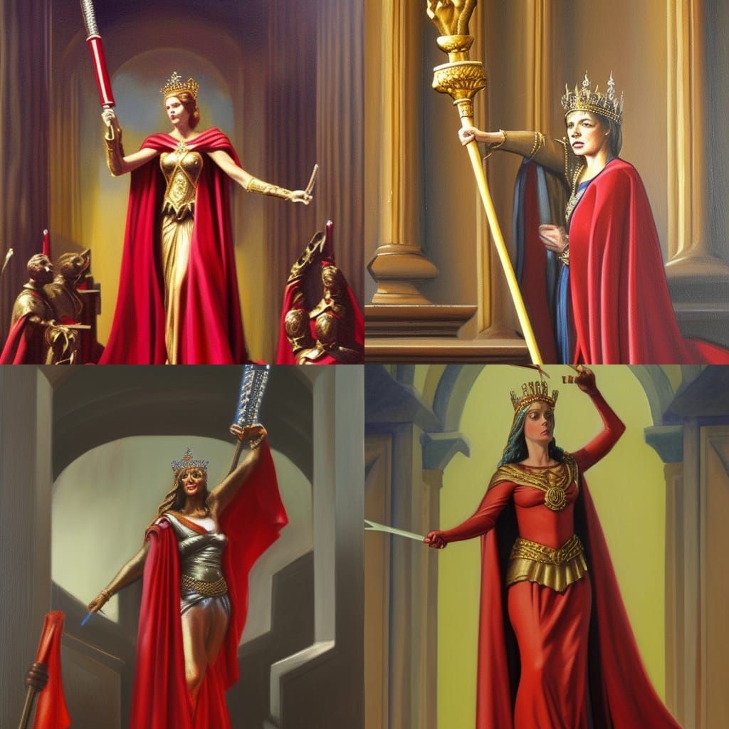 Royal Pose - AI Generated Artwork - NightCafe Creator