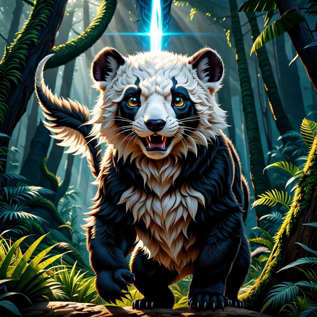 Panda Tiger - AI Generated Artwork - NightCafe Creator