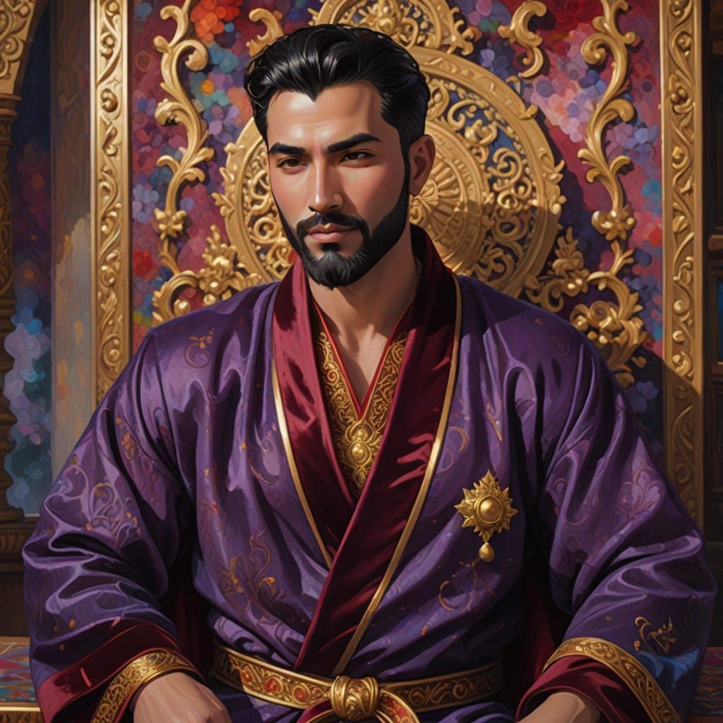 Arkadius - Ethereal Prince in Majestic Mosque