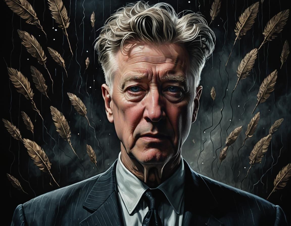 Surreal portrait of David Lynch - AI Generated Artwork - NightCafe Creator