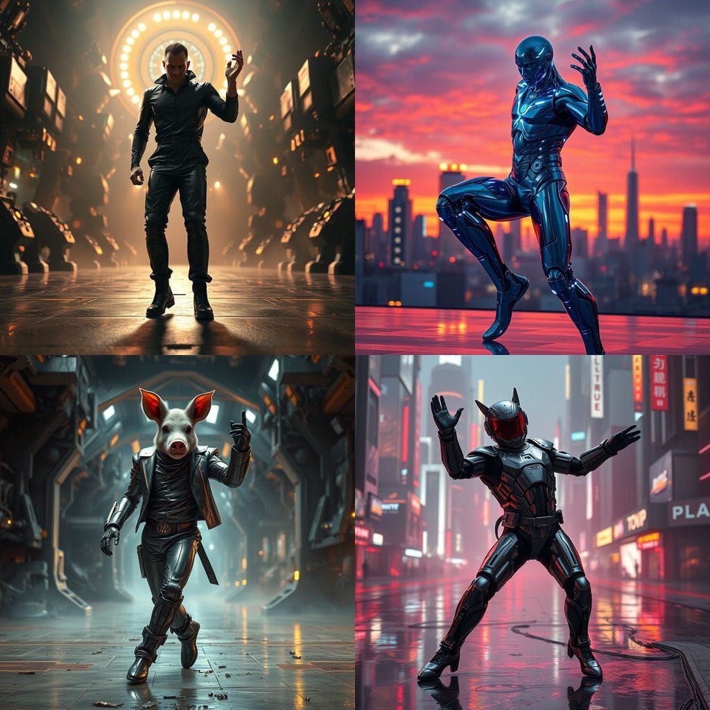 John pork just finishing dancing - Epic Sci-Fi Mech Unveiled...