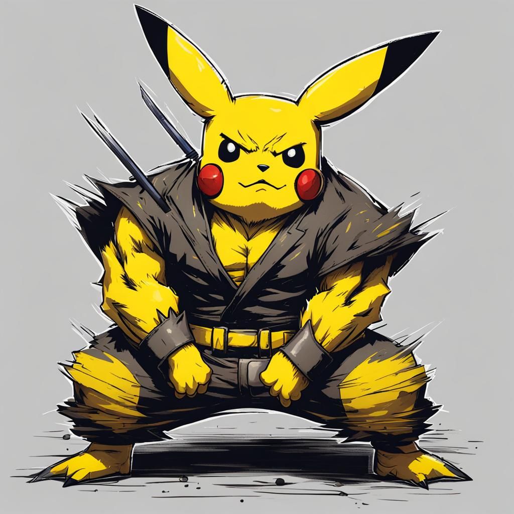 sumo pikachu - AI Generated Artwork - NightCafe Creator