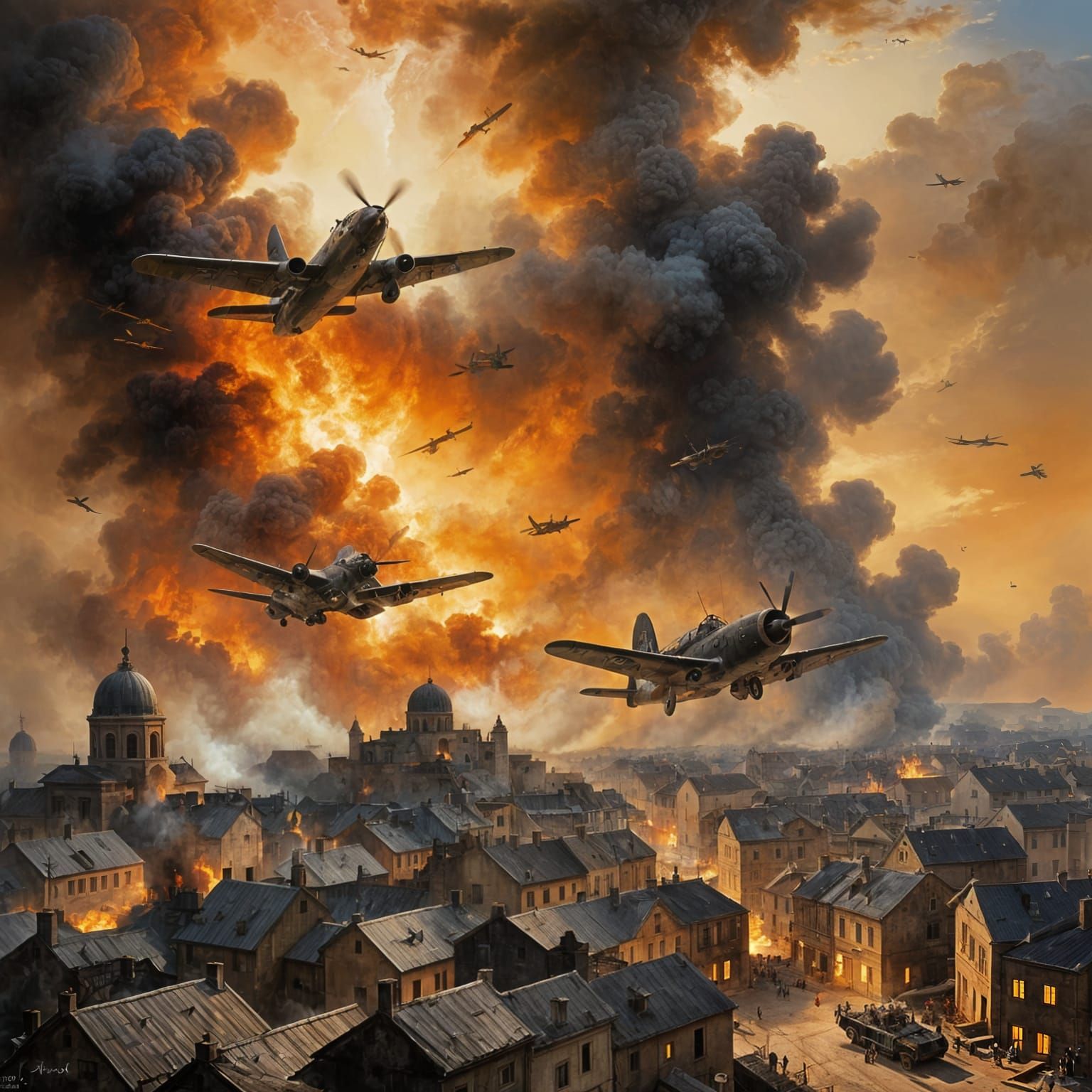 World War Two bombings! 💣 - Greece in Flames: Impressionist...
