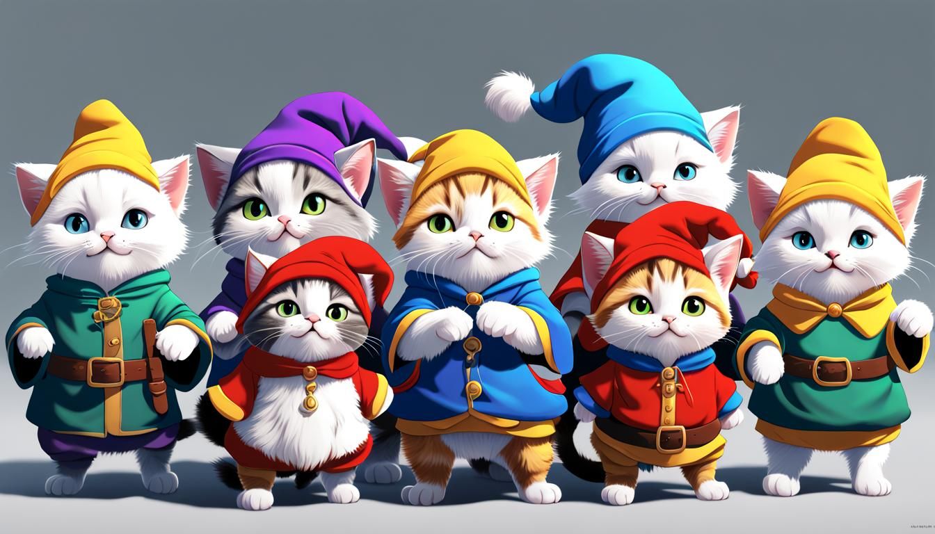 The Seven Dwarves - AI Generated Artwork - NightCafe Creator