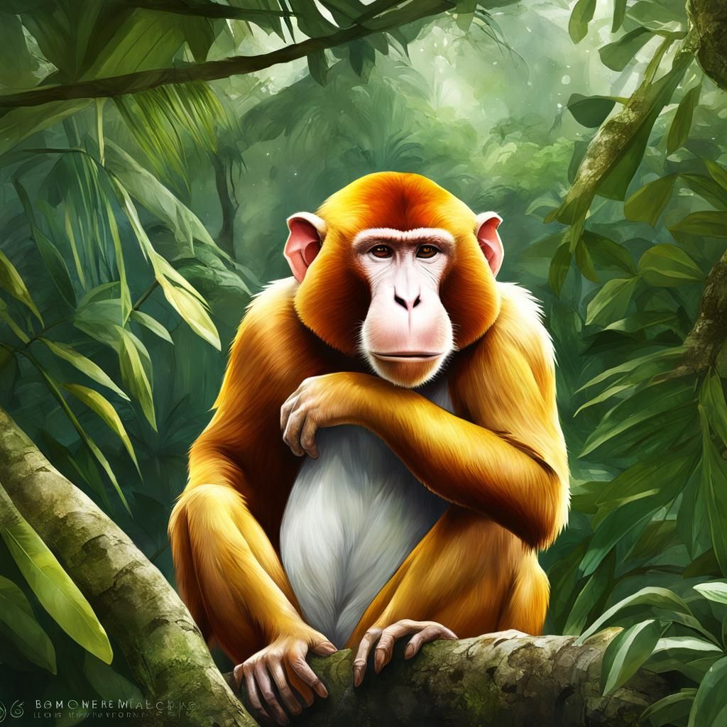 Monkey - AI Generated Artwork - NightCafe Creator