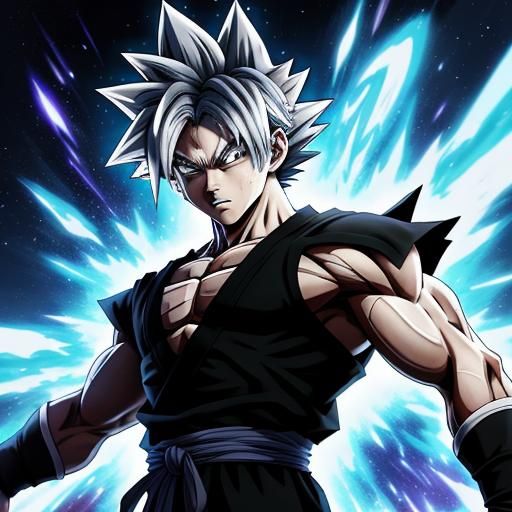 Mastered Ultra Instinct Goku - Epic Anime Art of Ultra Insti...