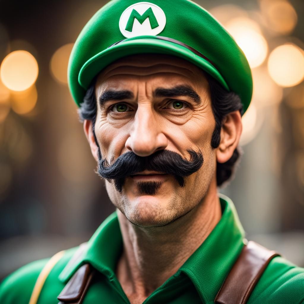 Human Luigi Bross - AI Generated Artwork - NightCafe Creator
