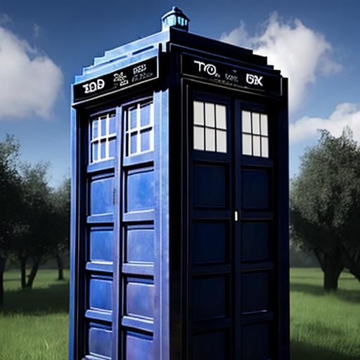 TARDIS - AI Generated Artwork - NightCafe Creator