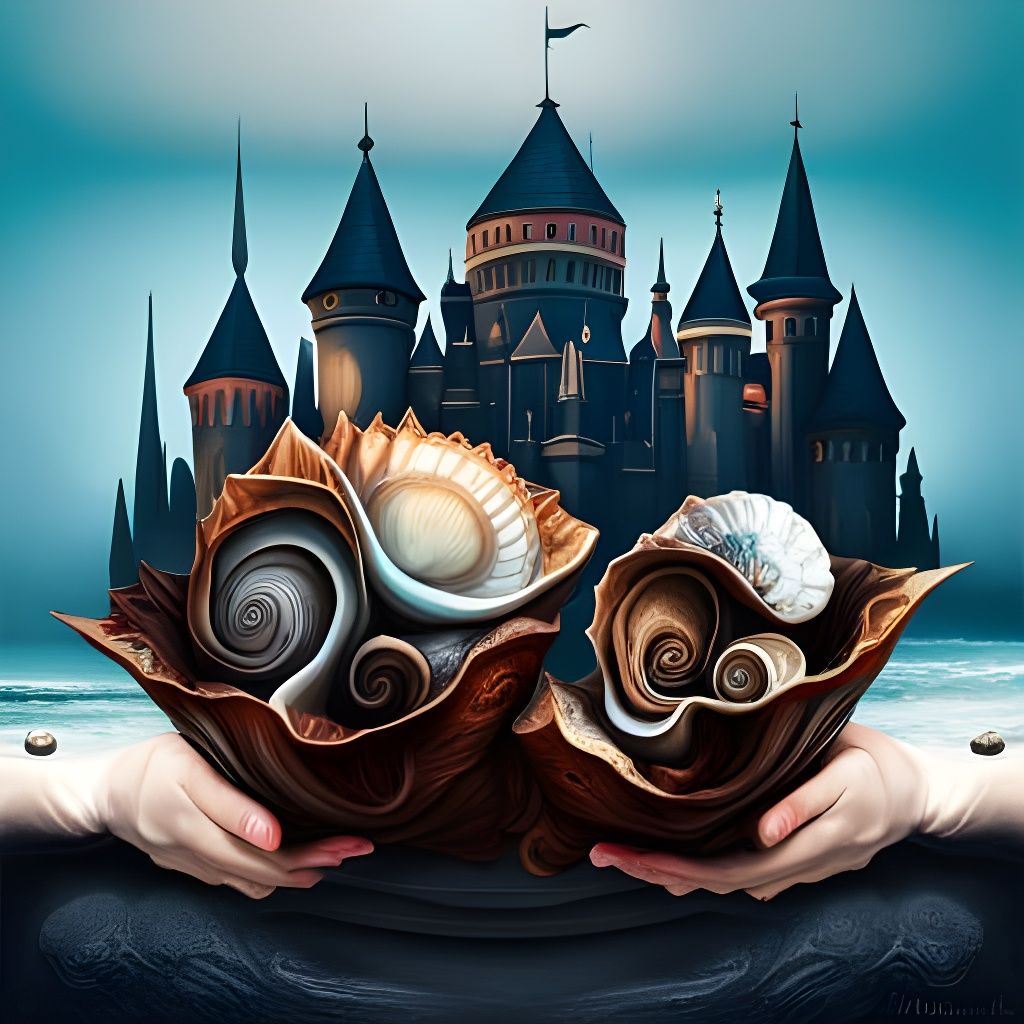 Shell Castle - AI Generated Artwork - NightCafe Creator