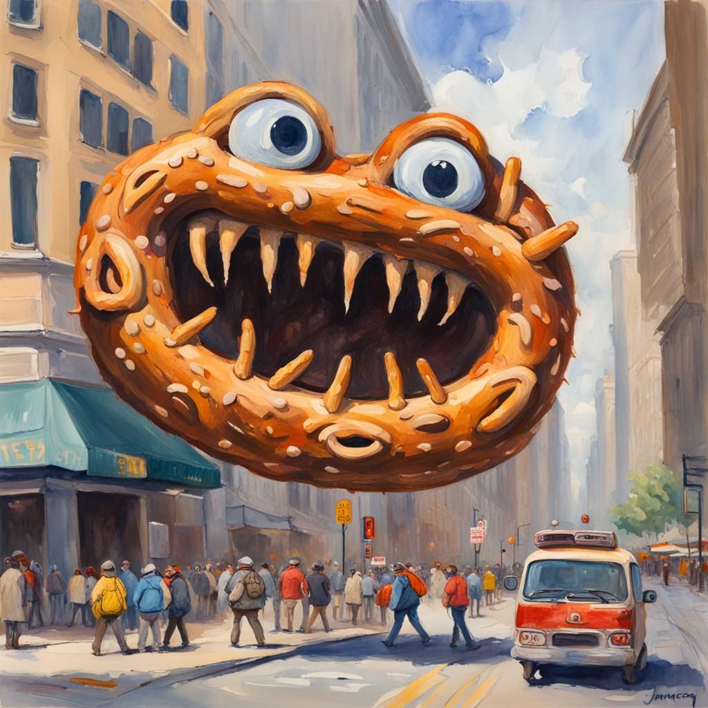 The Pretzel Man - AI Generated Artwork - NightCafe Creator