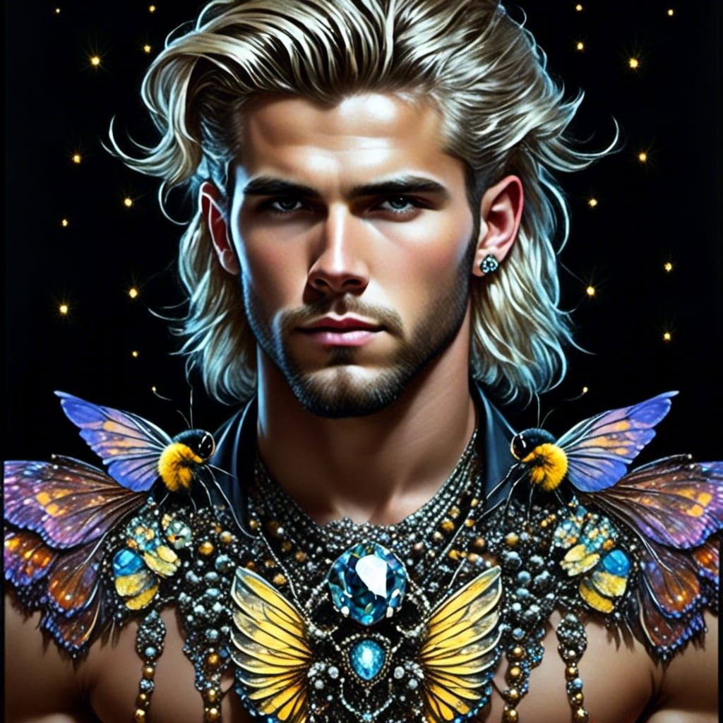 The magic bee-keeper - AI Generated Artwork - NightCafe Creator