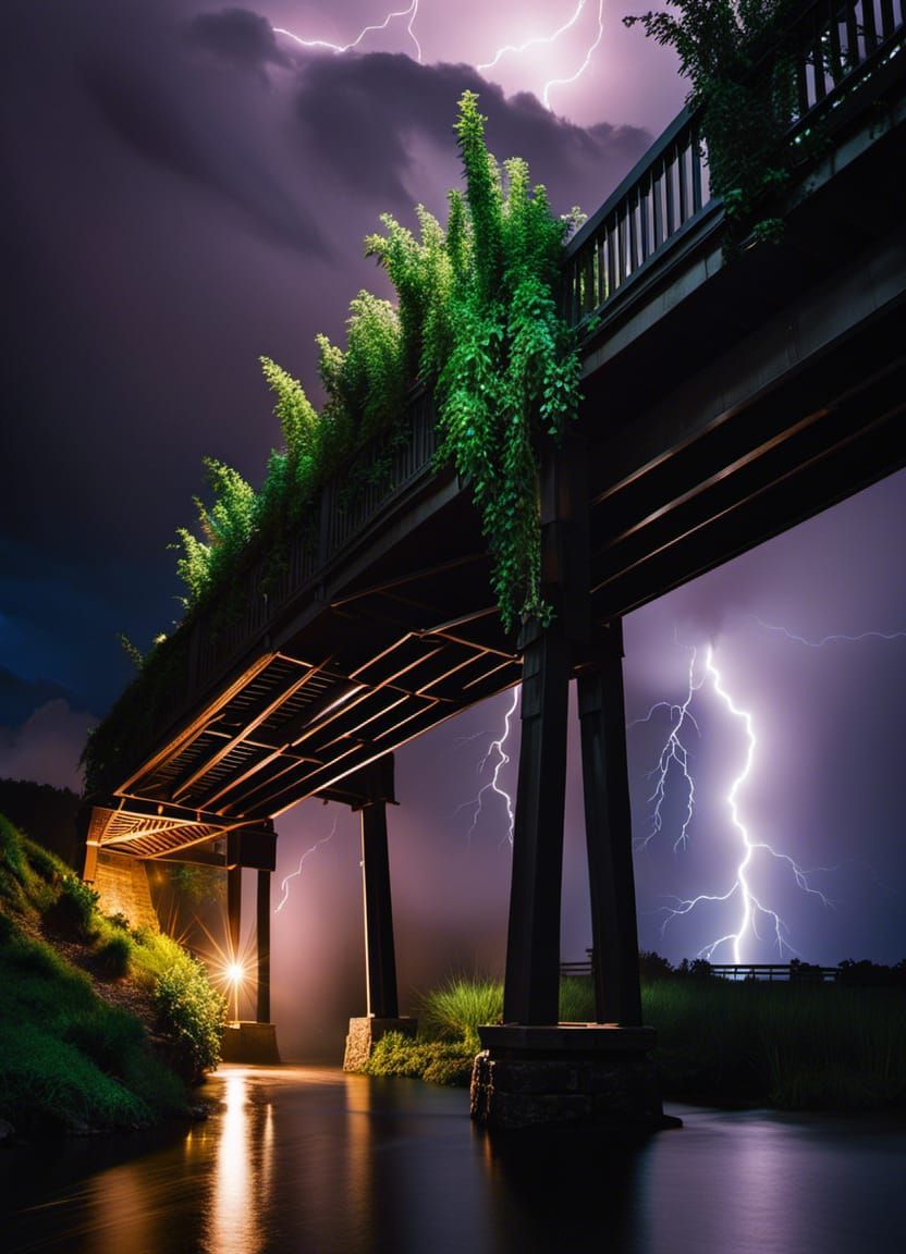 Narrow Bridge! : r/nightcafe