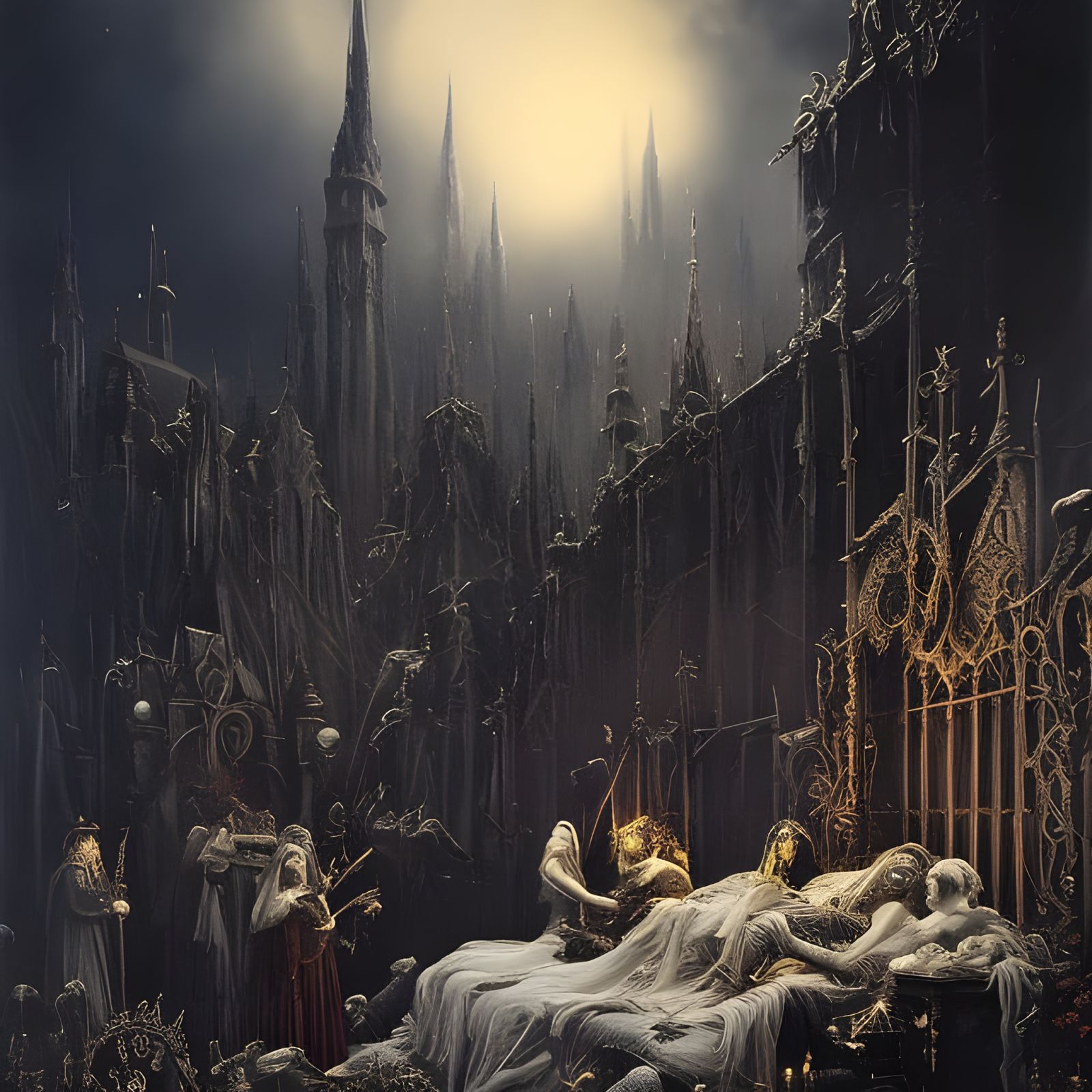 His Royal Sanitarium - AI Generated Artwork - NightCafe Creator