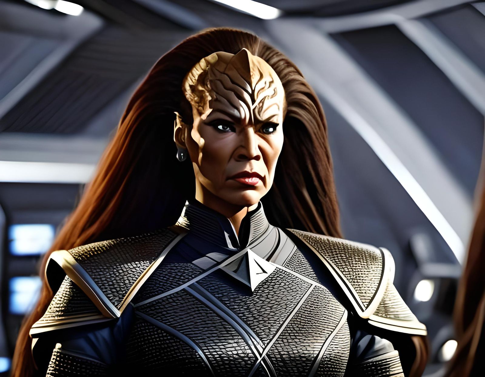 Female Klingon officer - AI Generated Artwork - NightCafe Creator