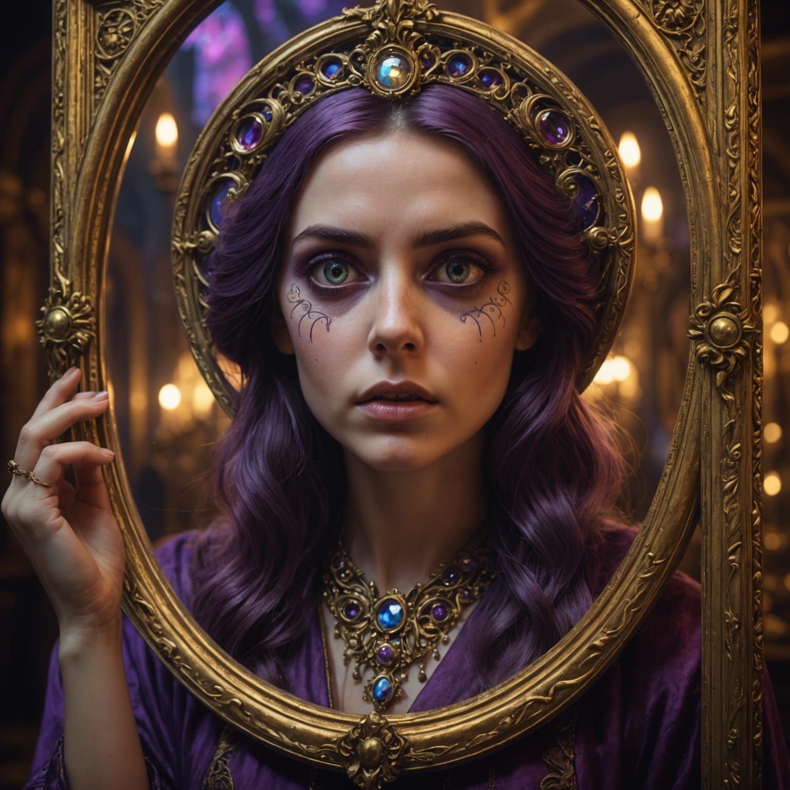 "I am the mirror." - AI Generated Artwork - NightCafe Creator