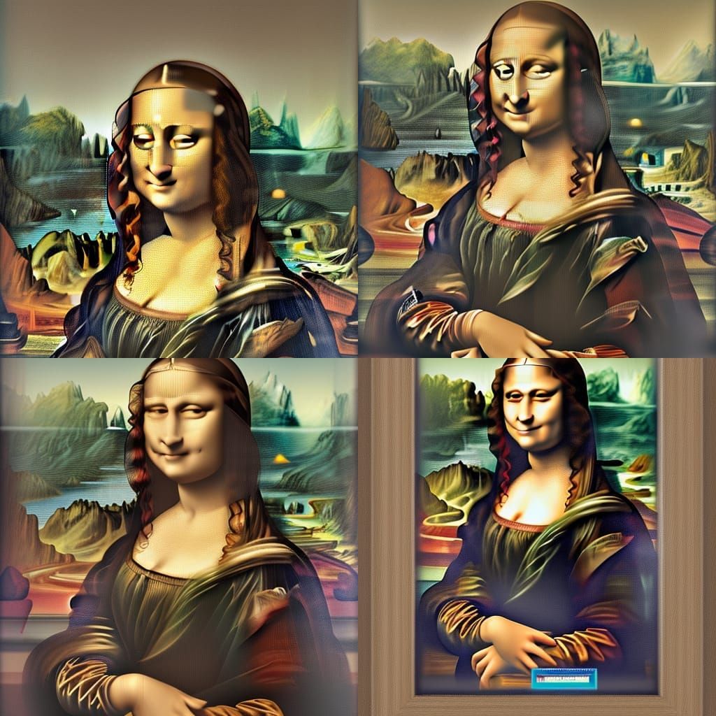 Mona Lisa - AI Generated Artwork - NightCafe Creator