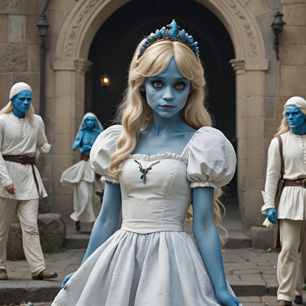 Live-Action Smurfette - AI Generated Artwork - NightCafe Creator