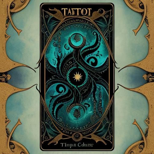 "Tattot" card - AI Generated Artwork - NightCafe Creator