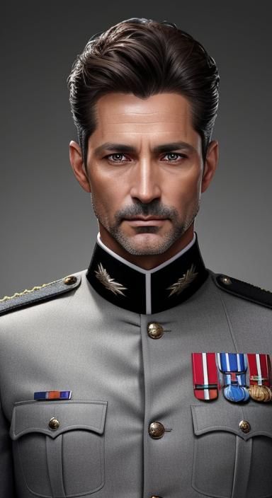 Man in Uniform - AI Generated Artwork - NightCafe Creator