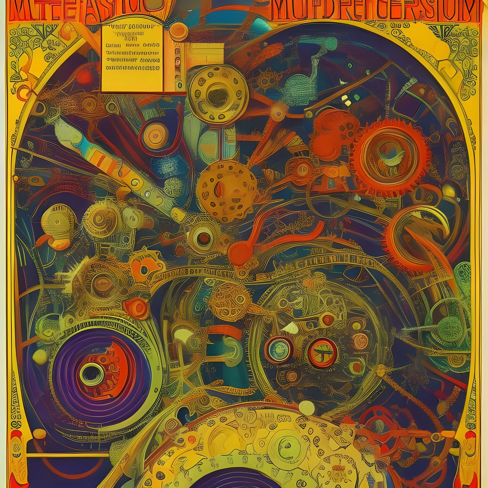 Thought Machine, 1910 - AI Generated Artwork - NightCafe Creator