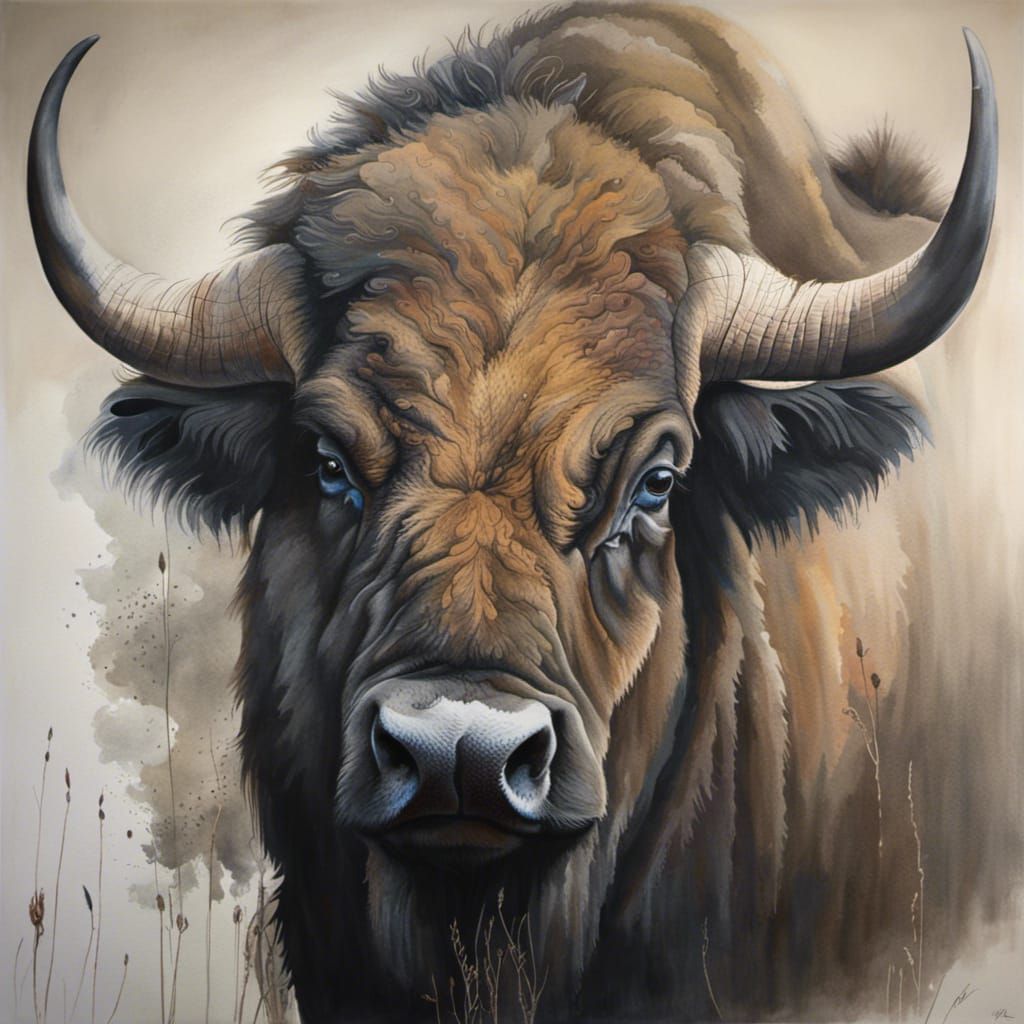 King Buffalo - AI Generated Artwork - NightCafe Creator