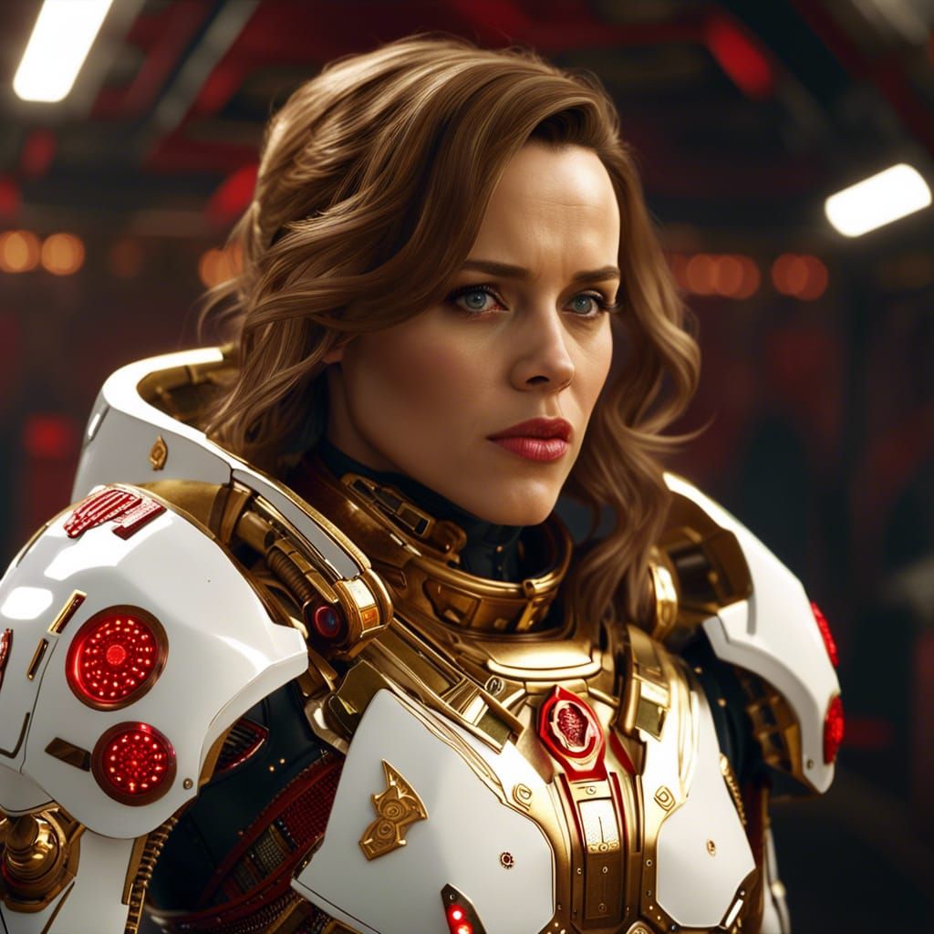 Rachel McAdams in armor - AI Generated Artwork - NightCafe Creator