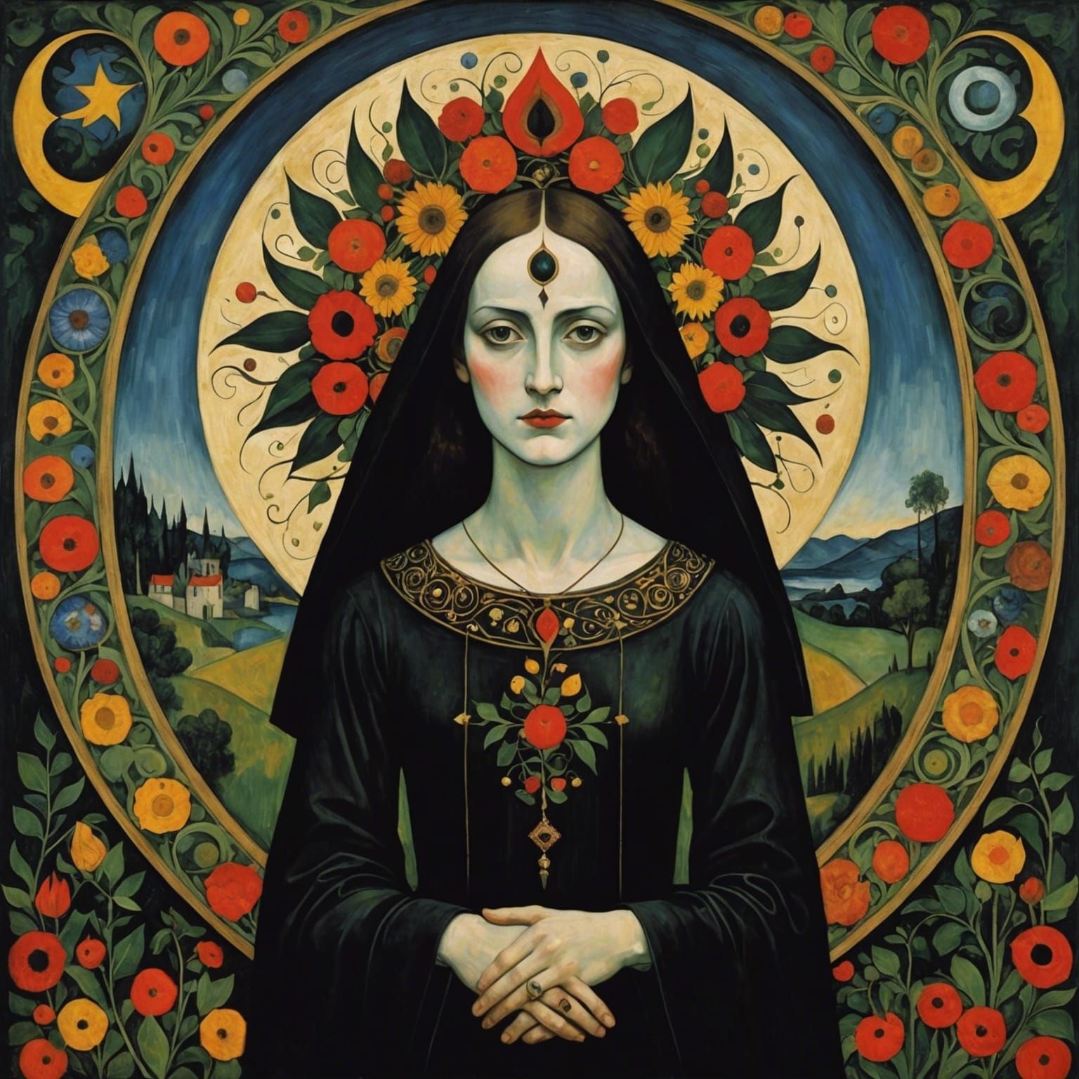 Priestess - AI Generated Artwork - NightCafe Creator