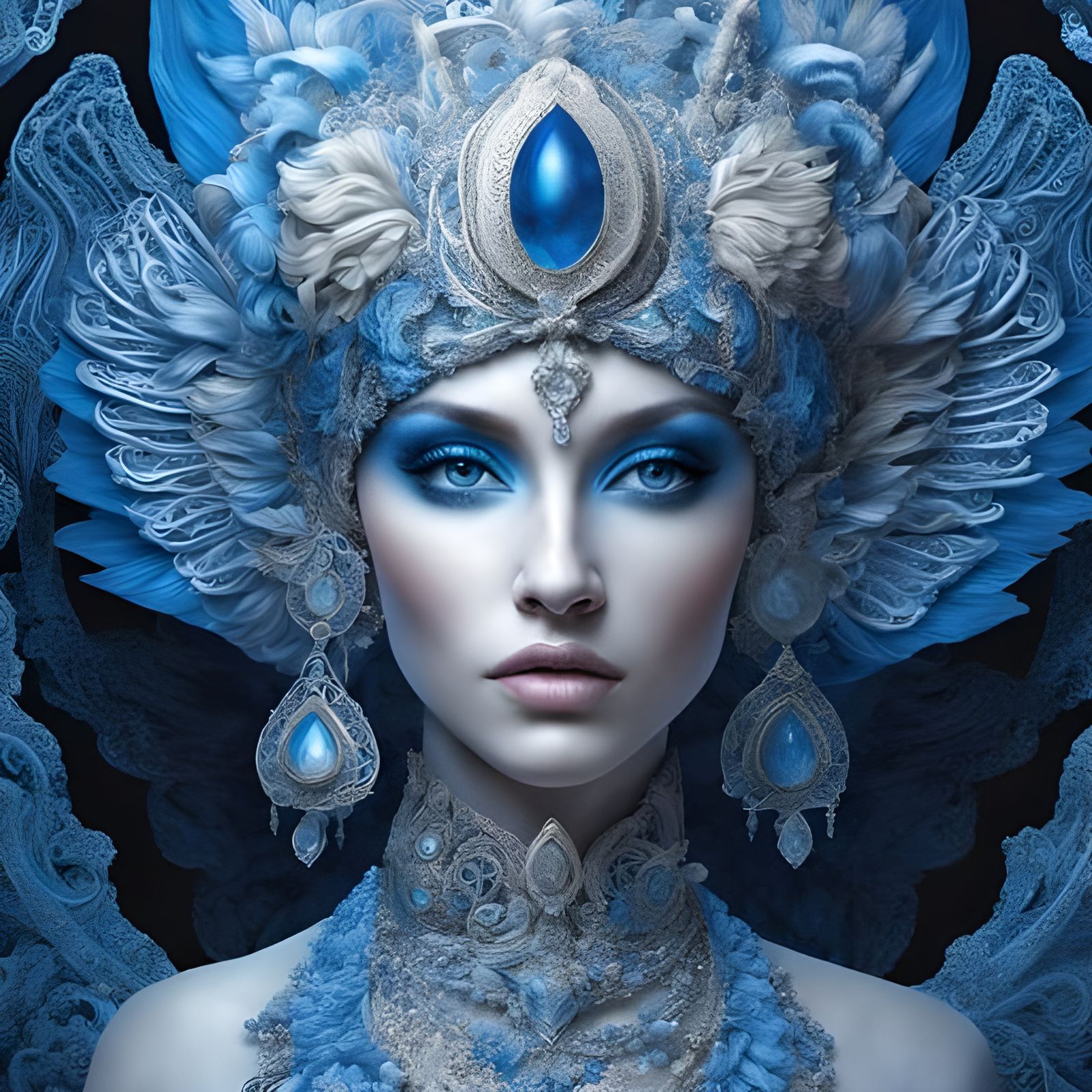 Bluish - AI Generated Artwork - NightCafe Creator