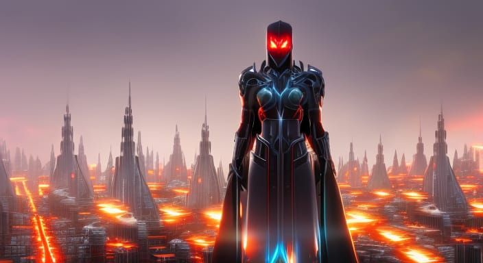 Matrix Guardian - AI Generated Artwork - NightCafe Creator