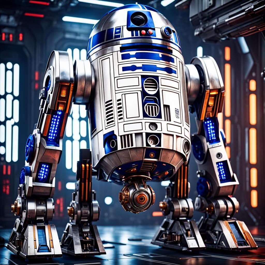 R2D2 - AI Generated Artwork - NightCafe Creator
