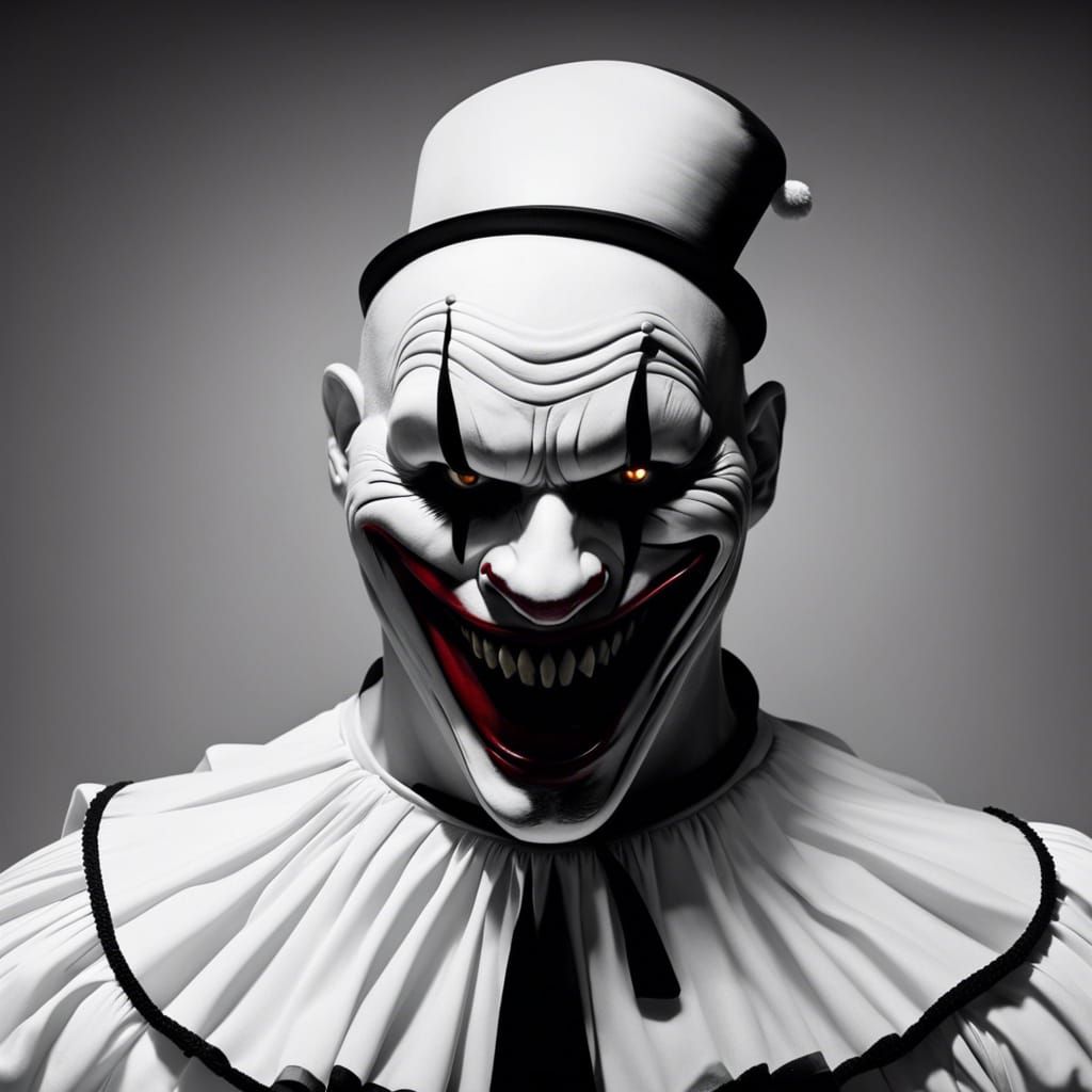 Terrifier, Art The Clown, thin, tall, motion picture, scary, clown hat ...