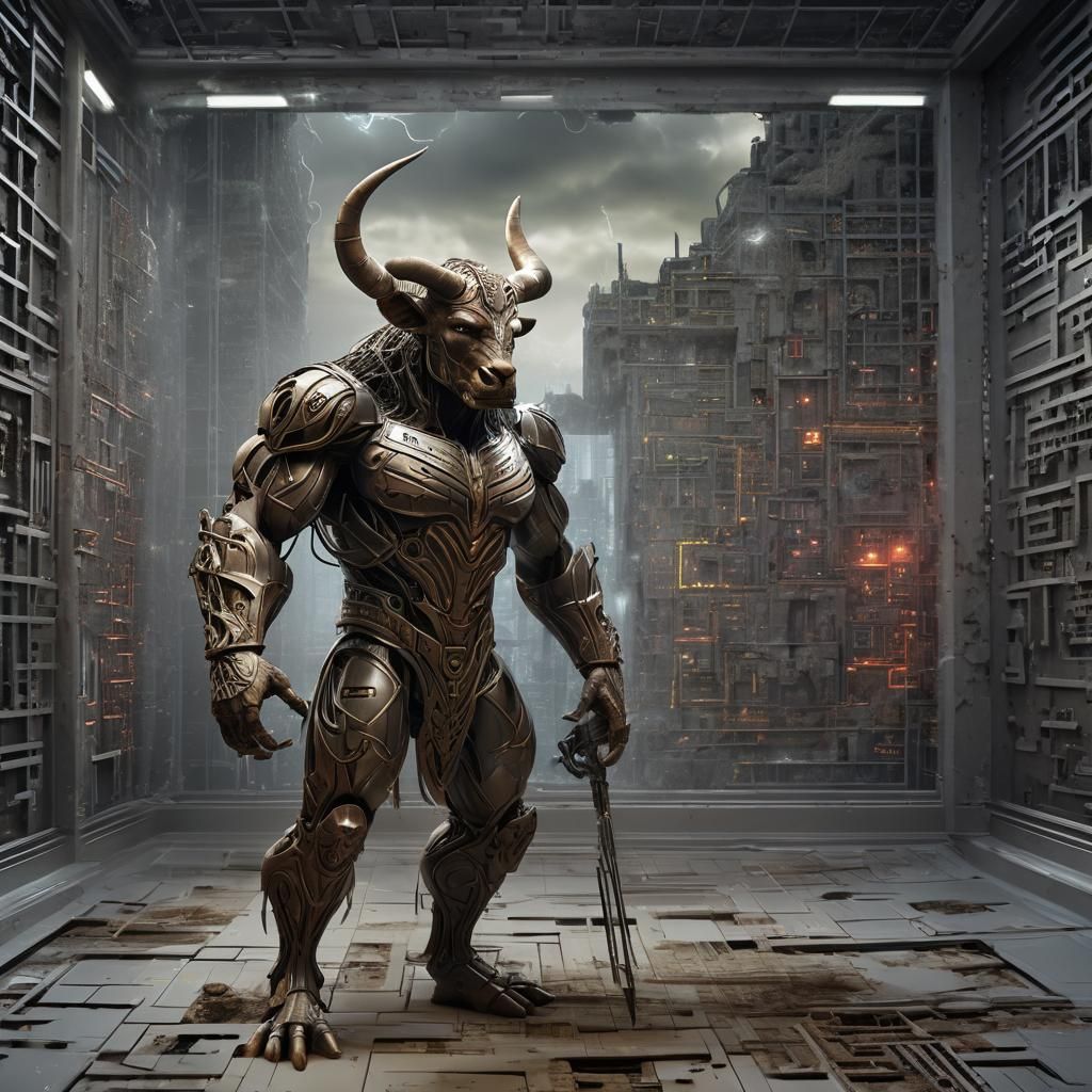 Minotaur will return - AI Generated Artwork - NightCafe Creator