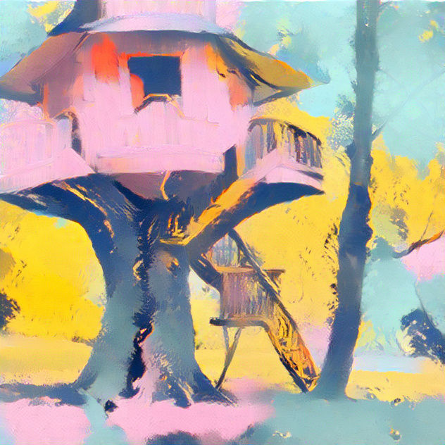 Tree House - AI Generated Artwork - NightCafe Creator