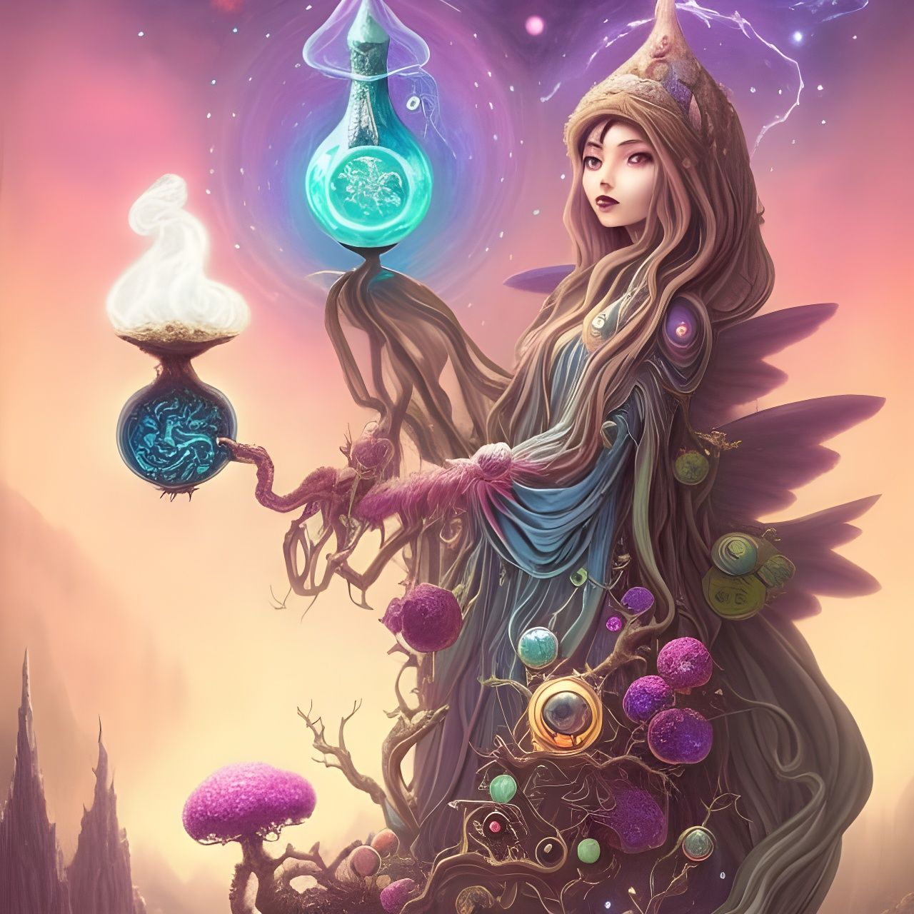 Elven Ethereality - AI Generated Artwork - NightCafe Creator