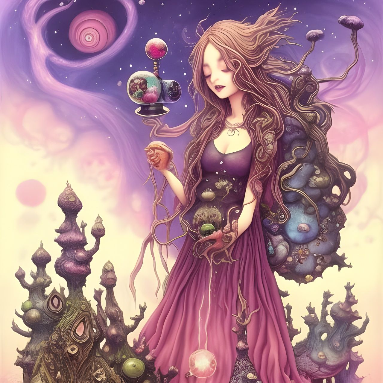 Elven Ethereality - AI Generated Artwork - NightCafe Creator