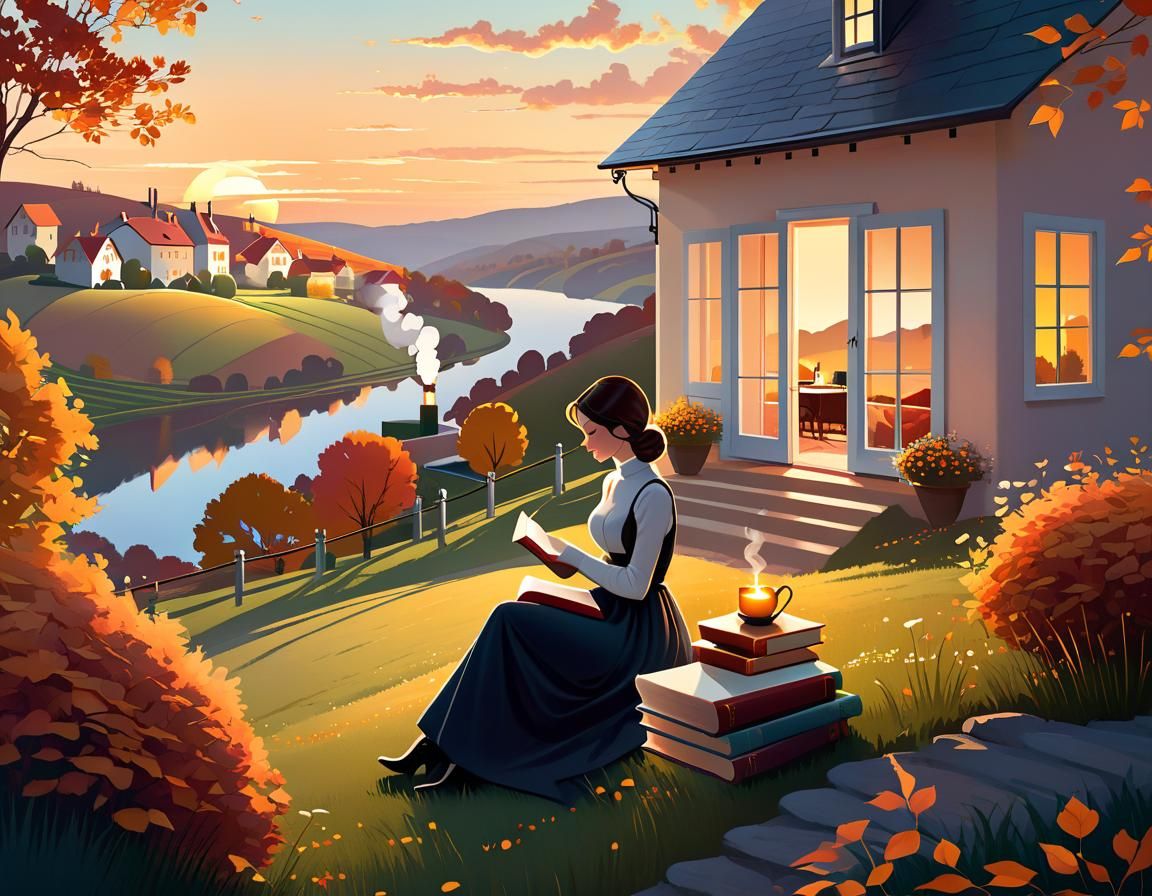 A time to relax, Tamara Łempicka style - AI Generated Artwork ...