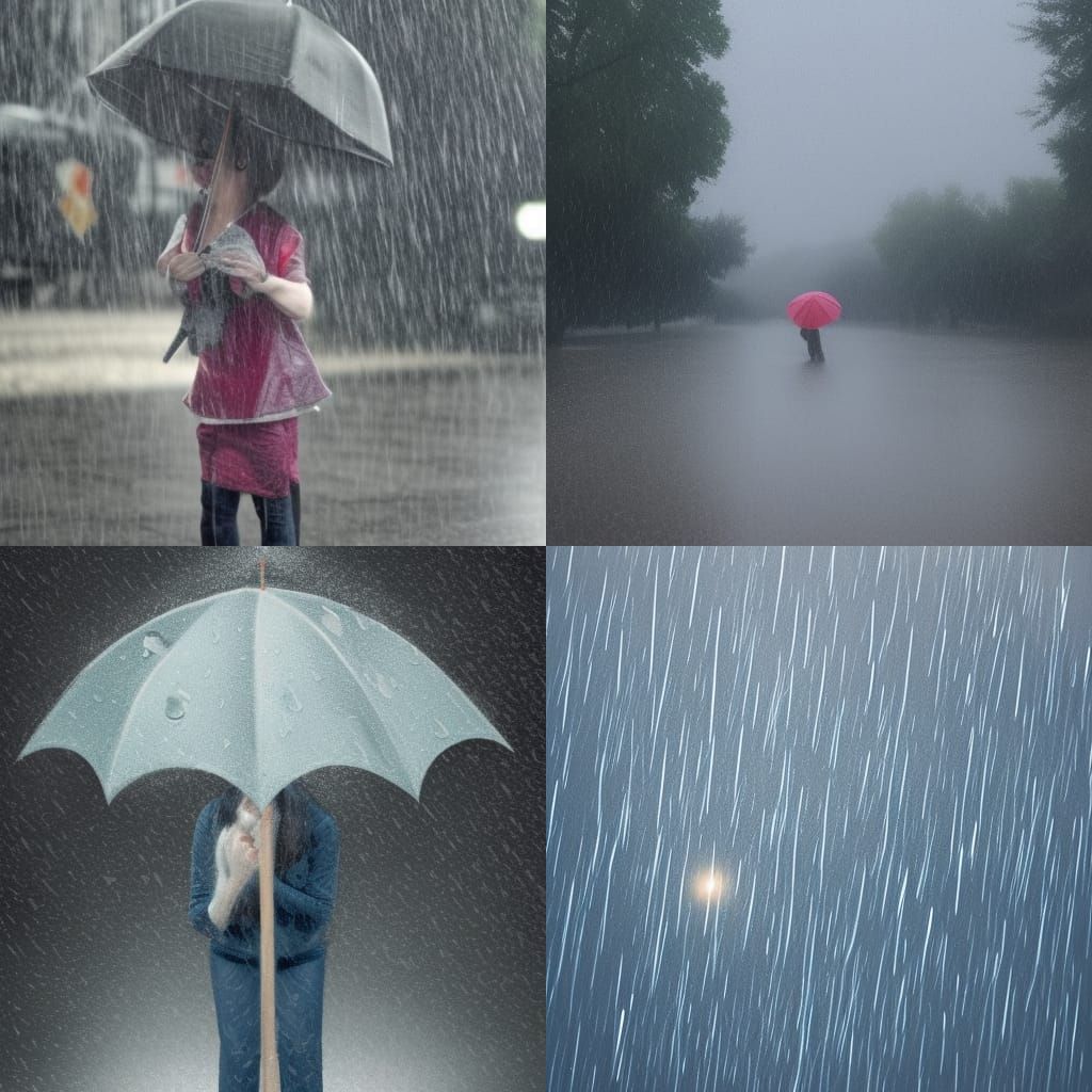 Rain - AI Generated Artwork - NightCafe Creator