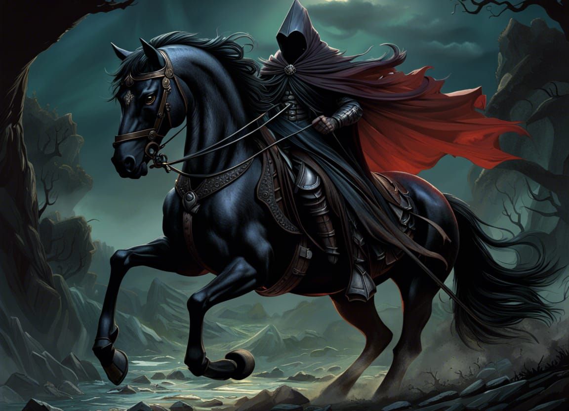 The Shadow Rider - AI Generated Artwork - NightCafe Creator