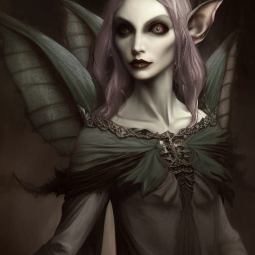 Dark Fae - AI Generated Artwork - NightCafe Creator