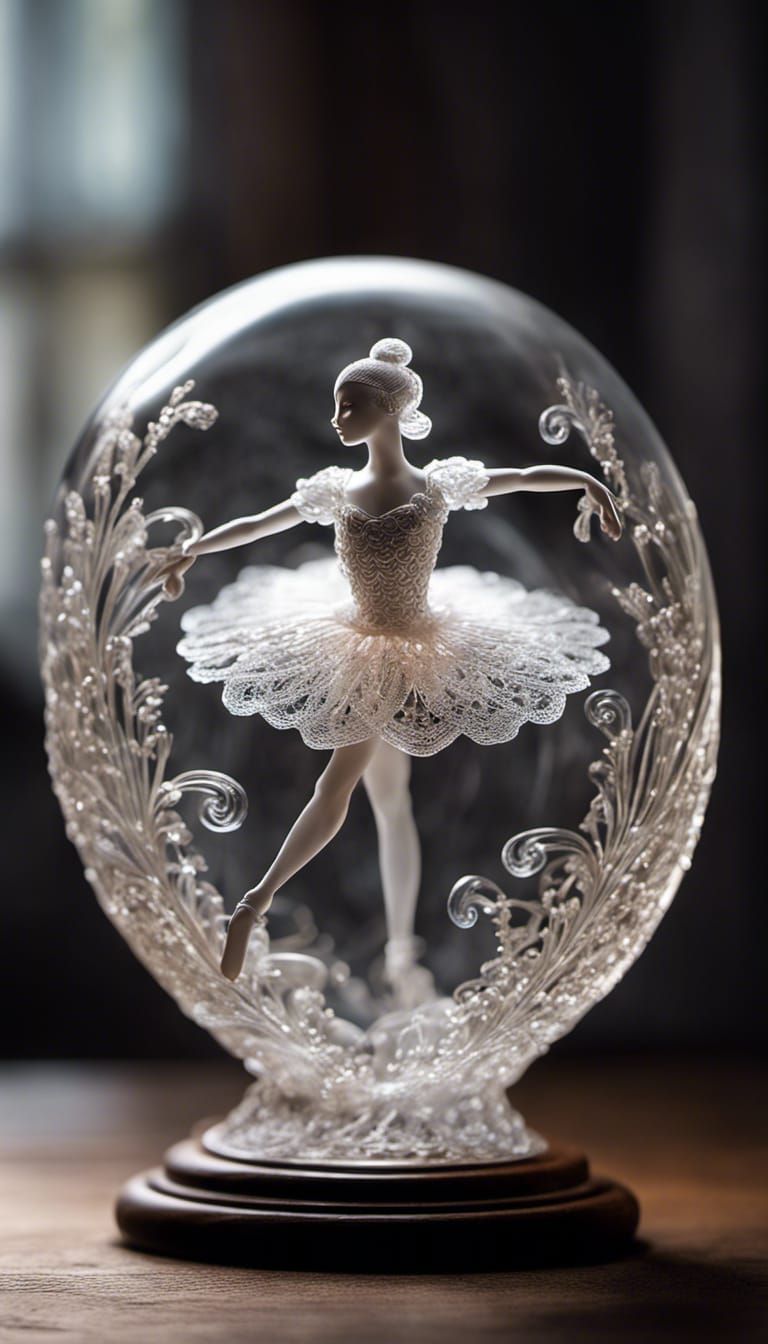 Crystal Ballerina - AI Generated Artwork - NightCafe Creator