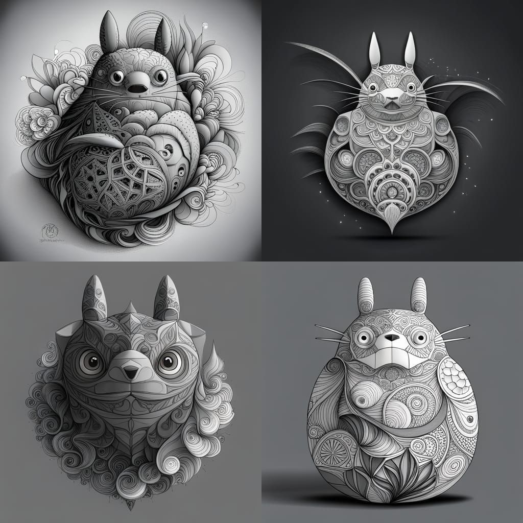 Totoro - AI Generated Artwork - NightCafe Creator