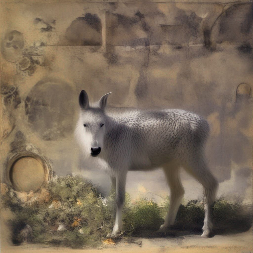 weird wolf SDXL 0.9 - AI Generated Artwork - NightCafe Creator