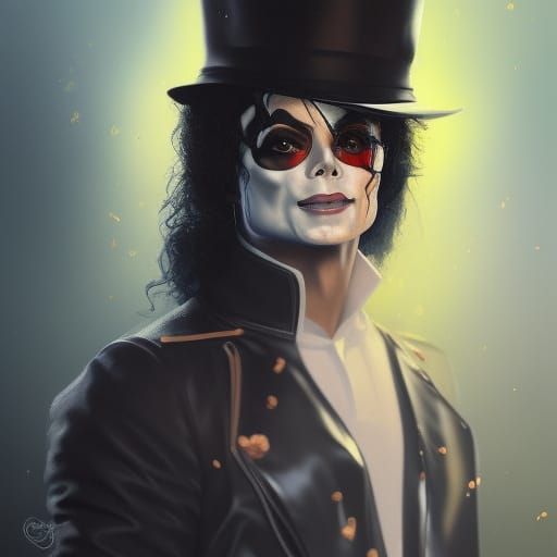 Michael Jackson 🌜🚶 - AI Generated Artwork - NightCafe Creator