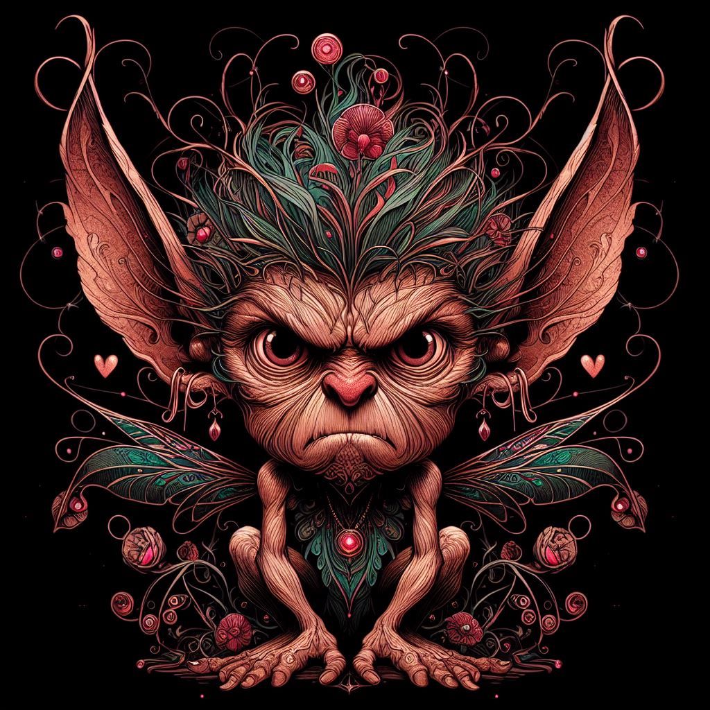 Angry/ Grumpy Pixies - AI Generated Artwork - NightCafe Creator